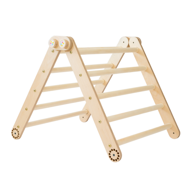 Indoor Montessori Triangle Climbing Ladder for Toddlers – Wooden Magic